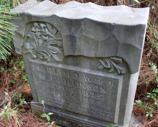 Rollinson-Farrow Cemetery - Frisco, Dare Co., NC